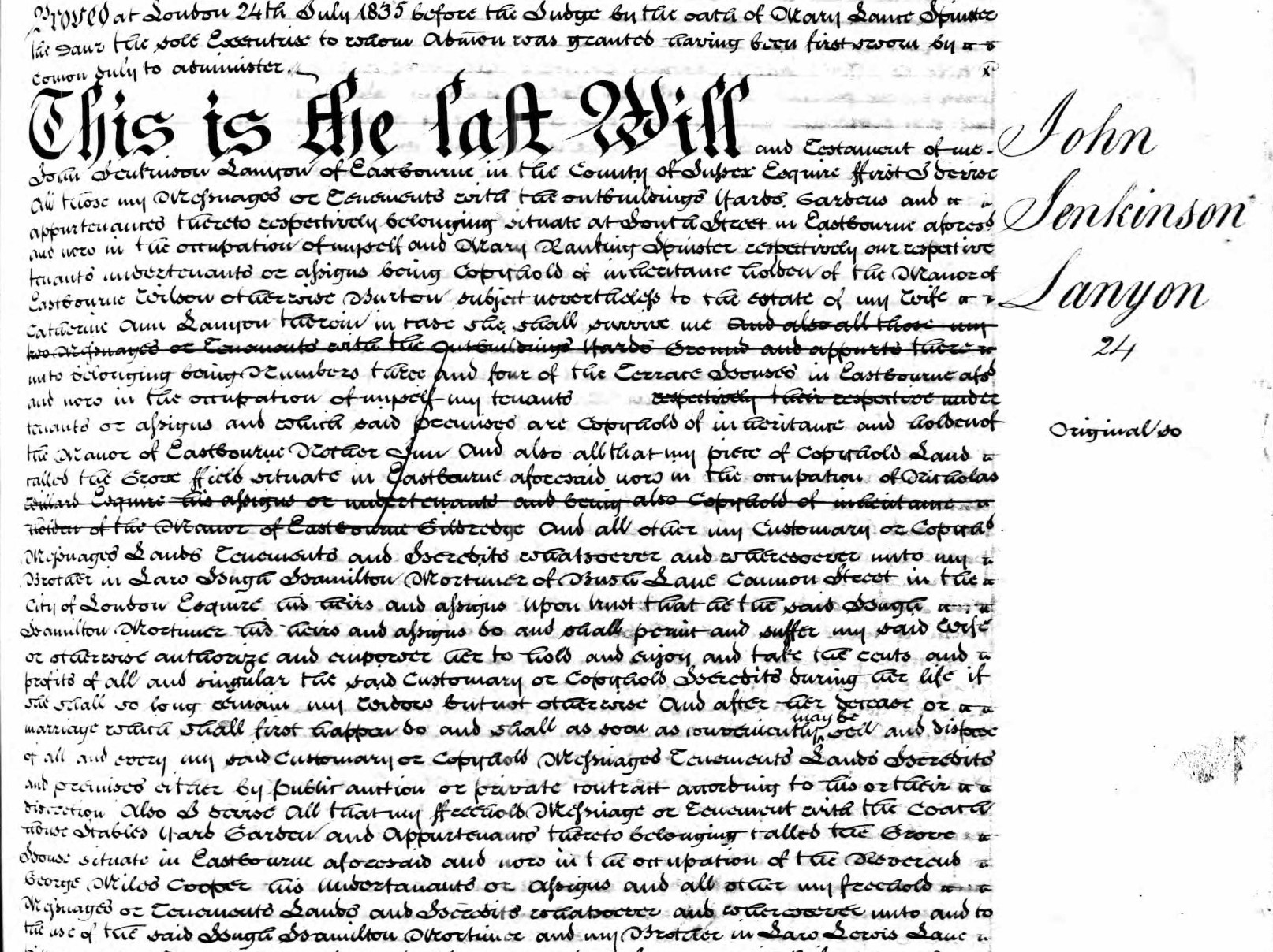 John Jenkinson Lanyon – The Lanyons